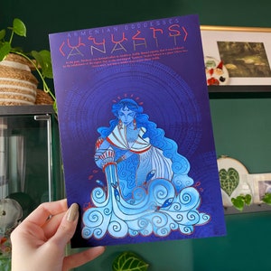 7 X 10 Armenian Goddesses Foiled Art Prints - Etsy