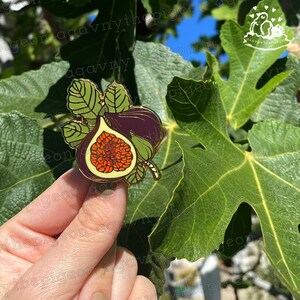 Fig Enamel Pin - Etsy