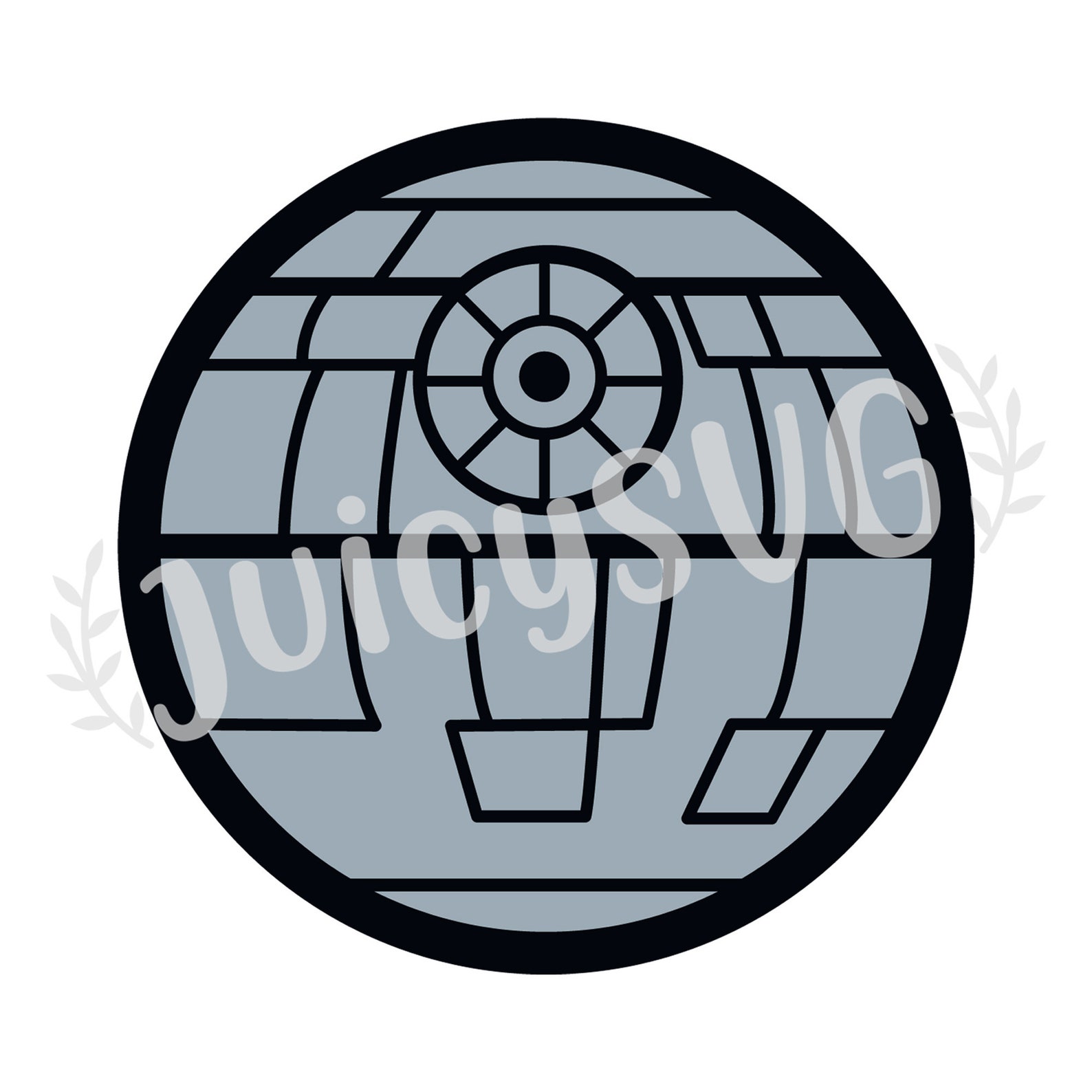 Star Wars Death Star Layered SVG Cricut Cut File Digital | Etsy
