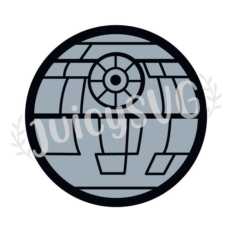 Star Wars Death Star Layered SVG Cricut Cut File Digital | Etsy