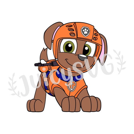 Zuma Paw Patrol SVG Cricut Cut File Digital File Instant | Etsy
