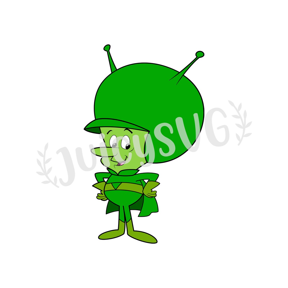 The Great Gazoo The Flintstones Layered SVG / Cricut Friendly | Etsy