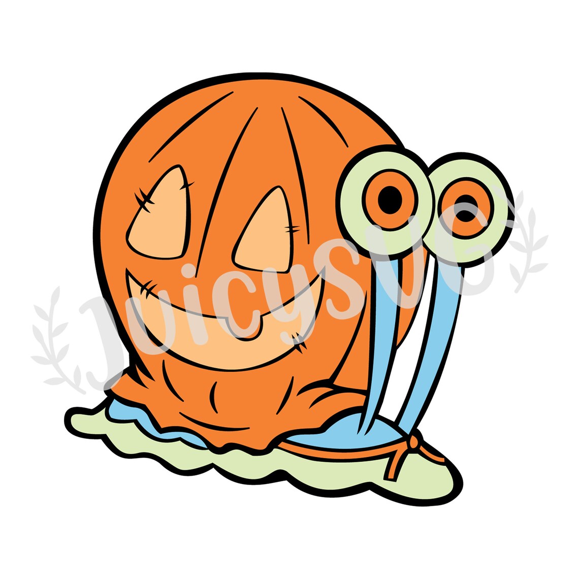 SpongeBob's Gary Halloween SVG Cricut Cut File Digital | Etsy