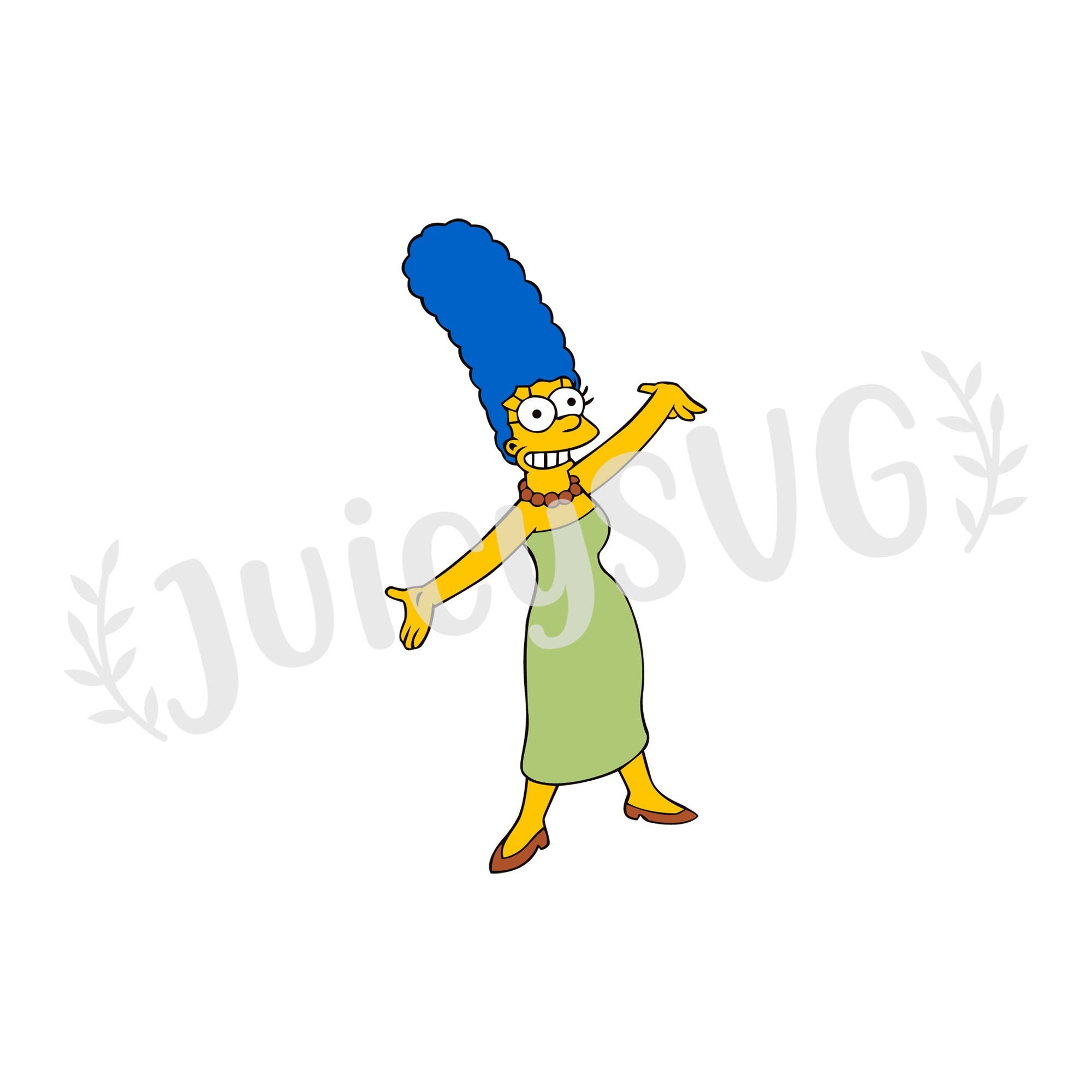Marge Simpson Los Simpsons Layered SVG / Cricut Friendly | Etsy