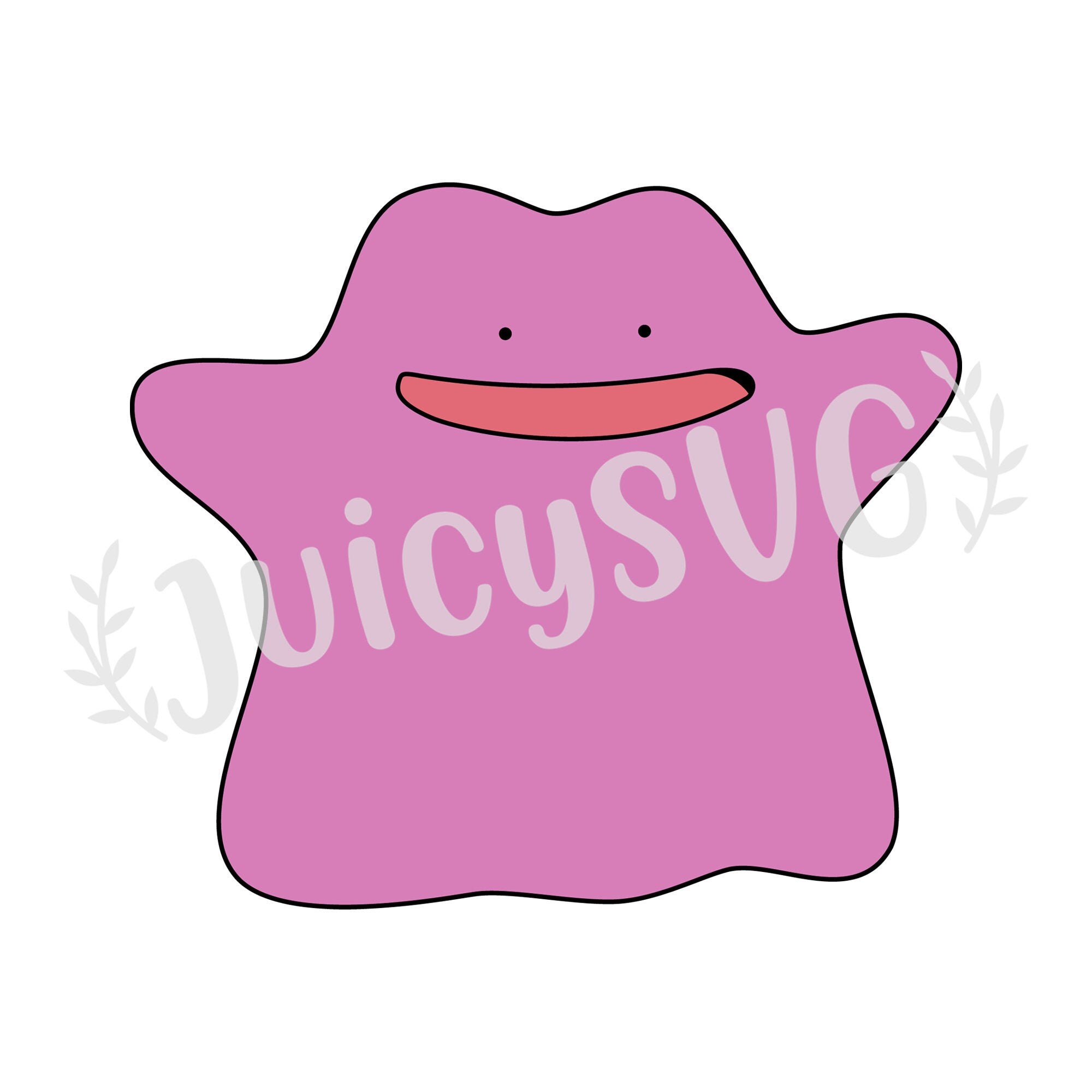 Ditto Pokemon Layered SVG Cricut Friendly Cut Datei | Etsy