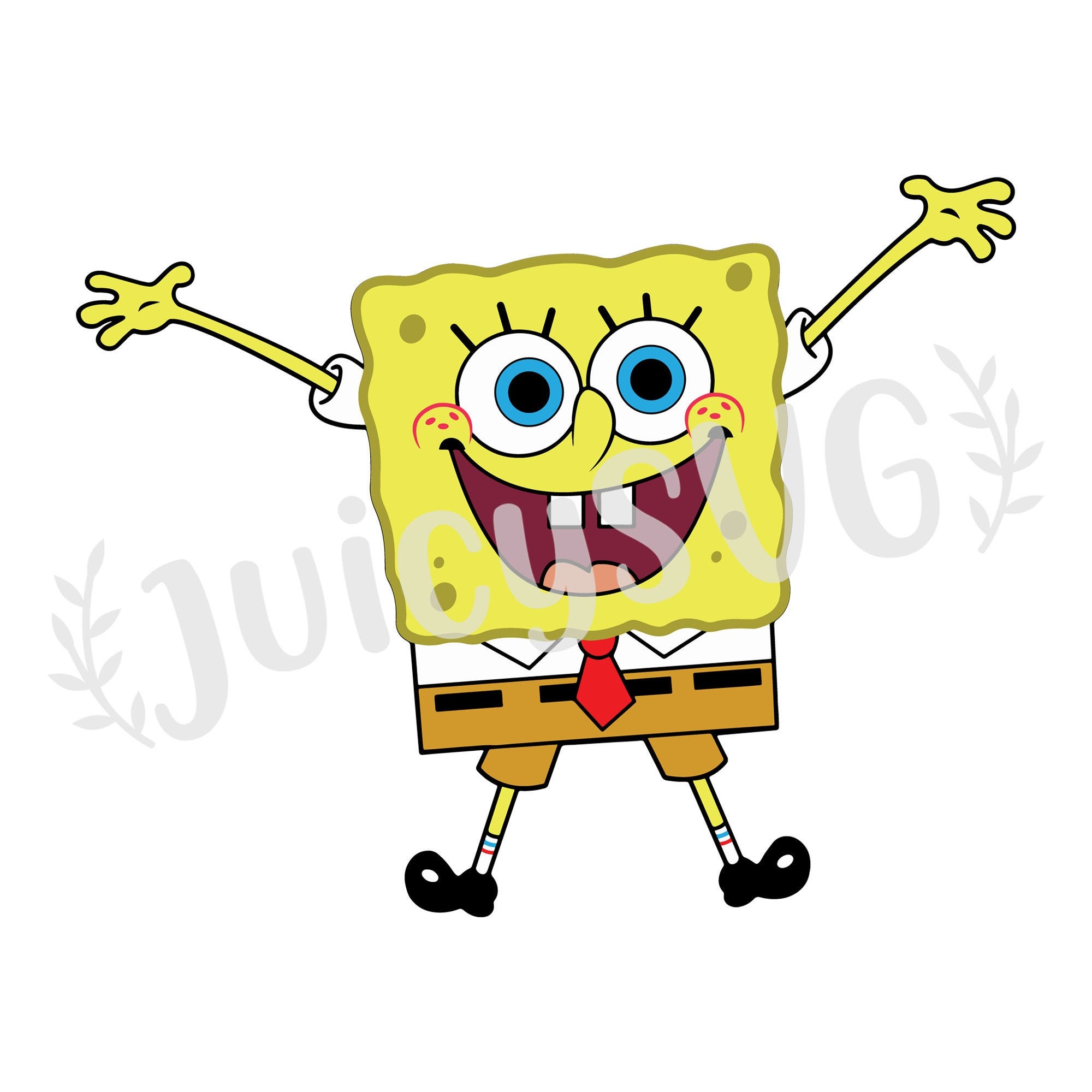 SpongeBob SquarePants Layered SVG Cricut Cut File Digital | Etsy