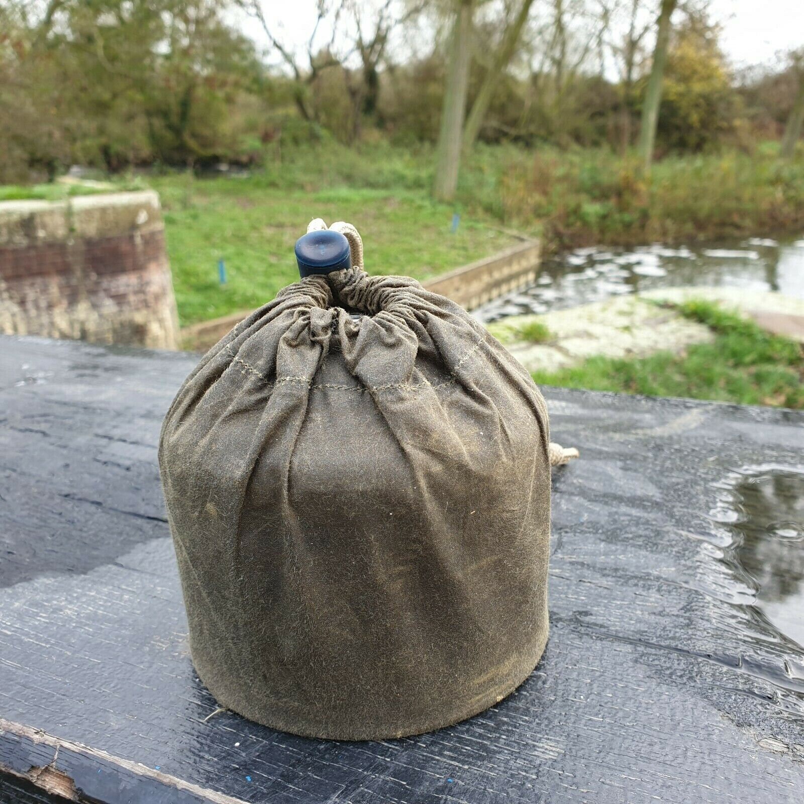 Waxed Canvas Bag/pouch for Gas Canister 220g Gas Stove - Etsy
