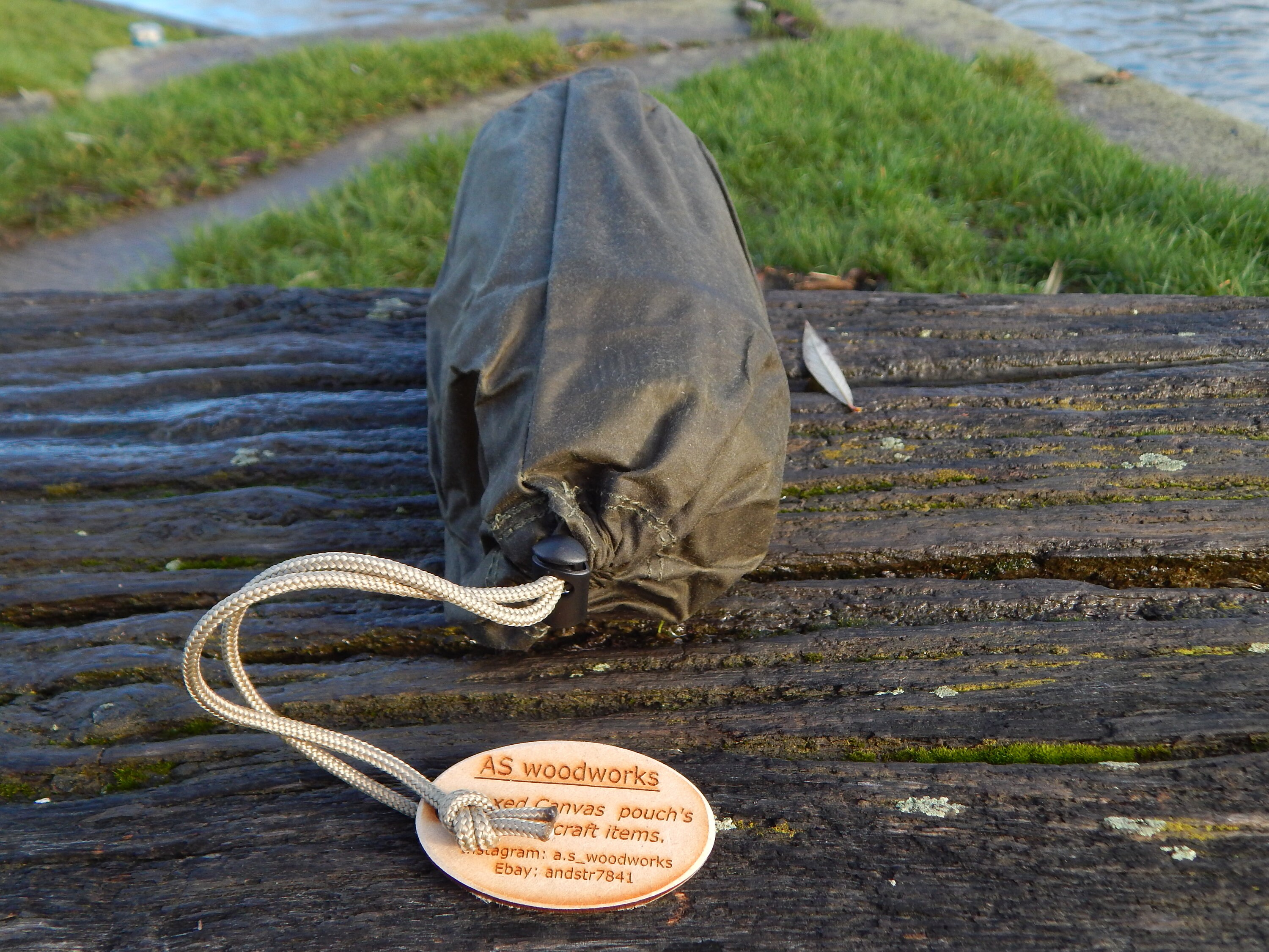 Nalgene Bottle Bag 1L Wide Mouth Bottle bushcraft Waxed - Etsy