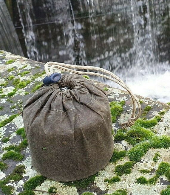 Waxed Canvas Bag/pouch for Gas Canister 220g Gas Stove - Etsy