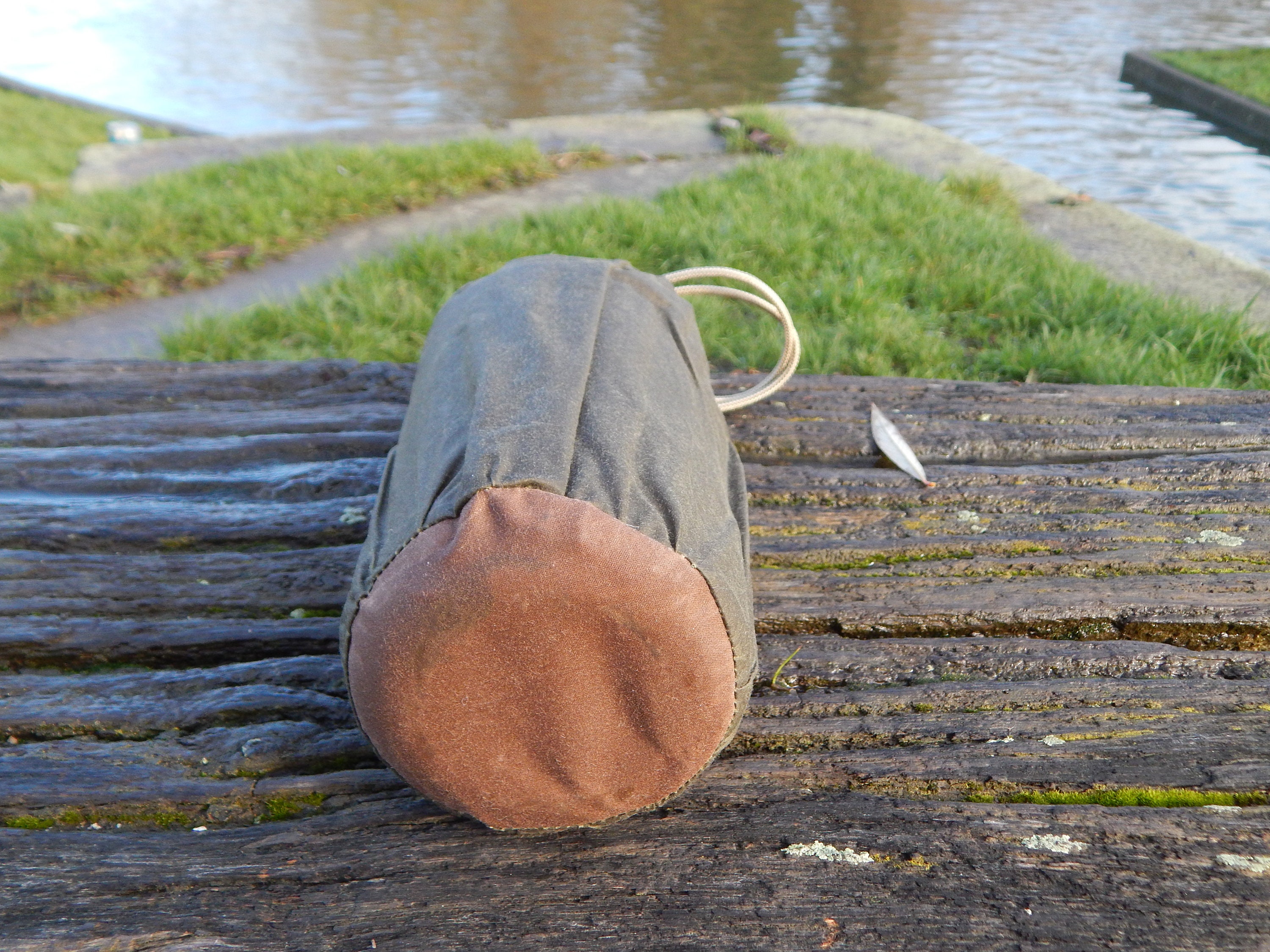 Nalgene Bottle Bag 1L Wide Mouth Bottle bushcraft Waxed - Etsy