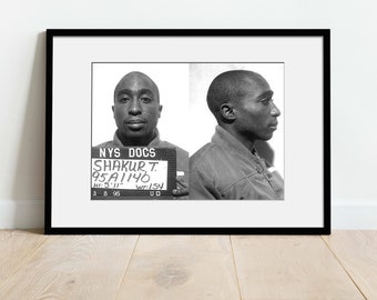 Tupac Shakur Mugshot - Etsy