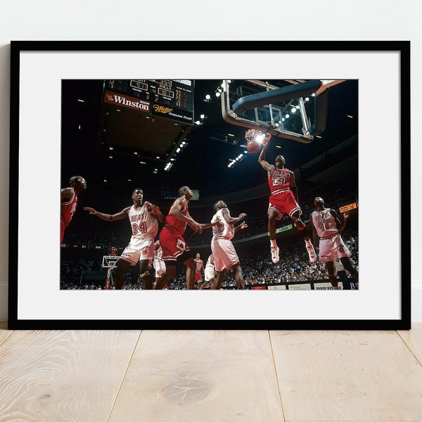 Michael Jordan Last Shot Print - Etsy