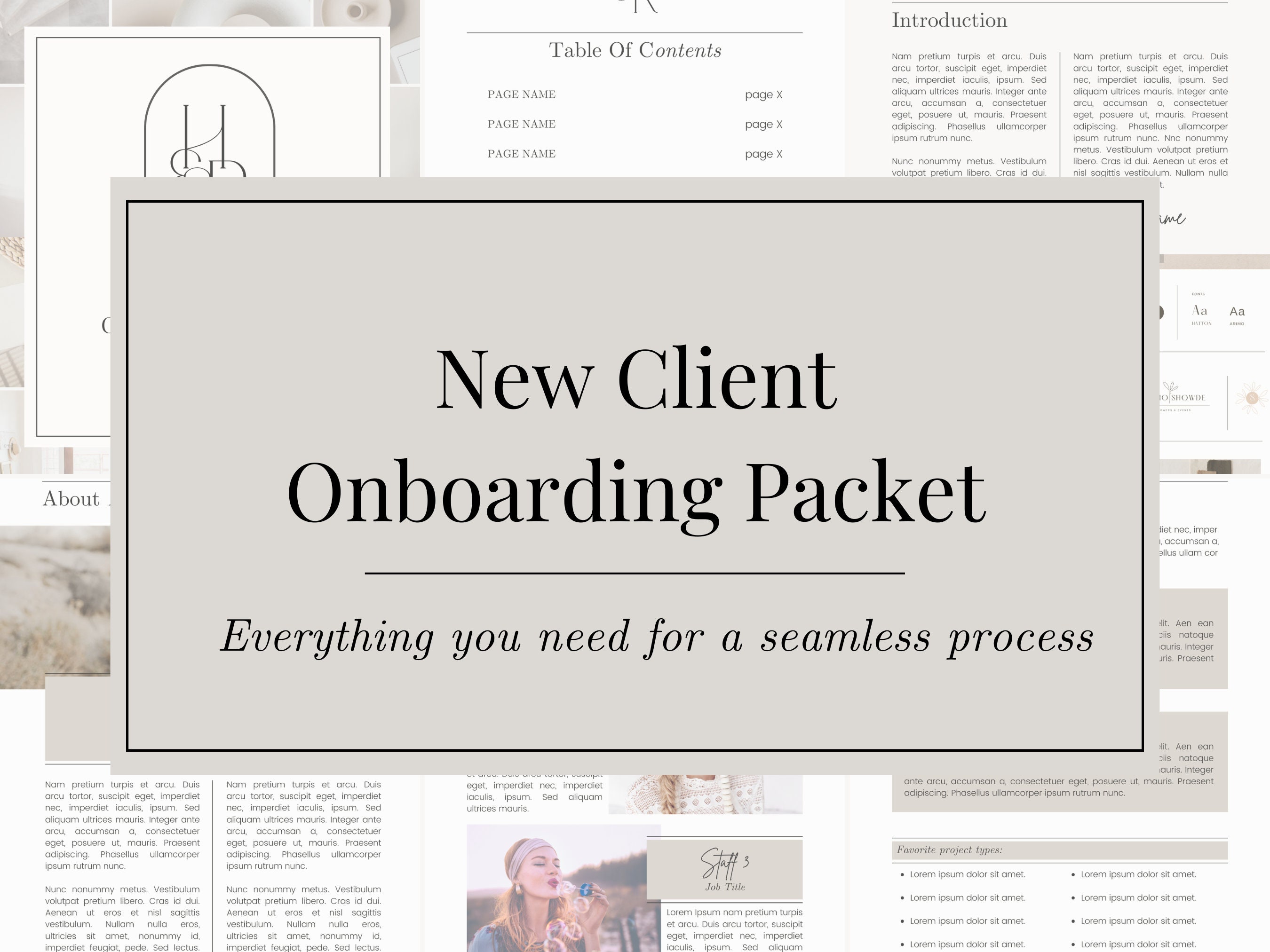 New Client Onboarding Guide Client Onboarding Packet Onboarding Templates New Client Welcome