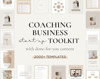 7 in 1 Bundle Coaching Business Basic Start up Toolkit for Life Coach ...