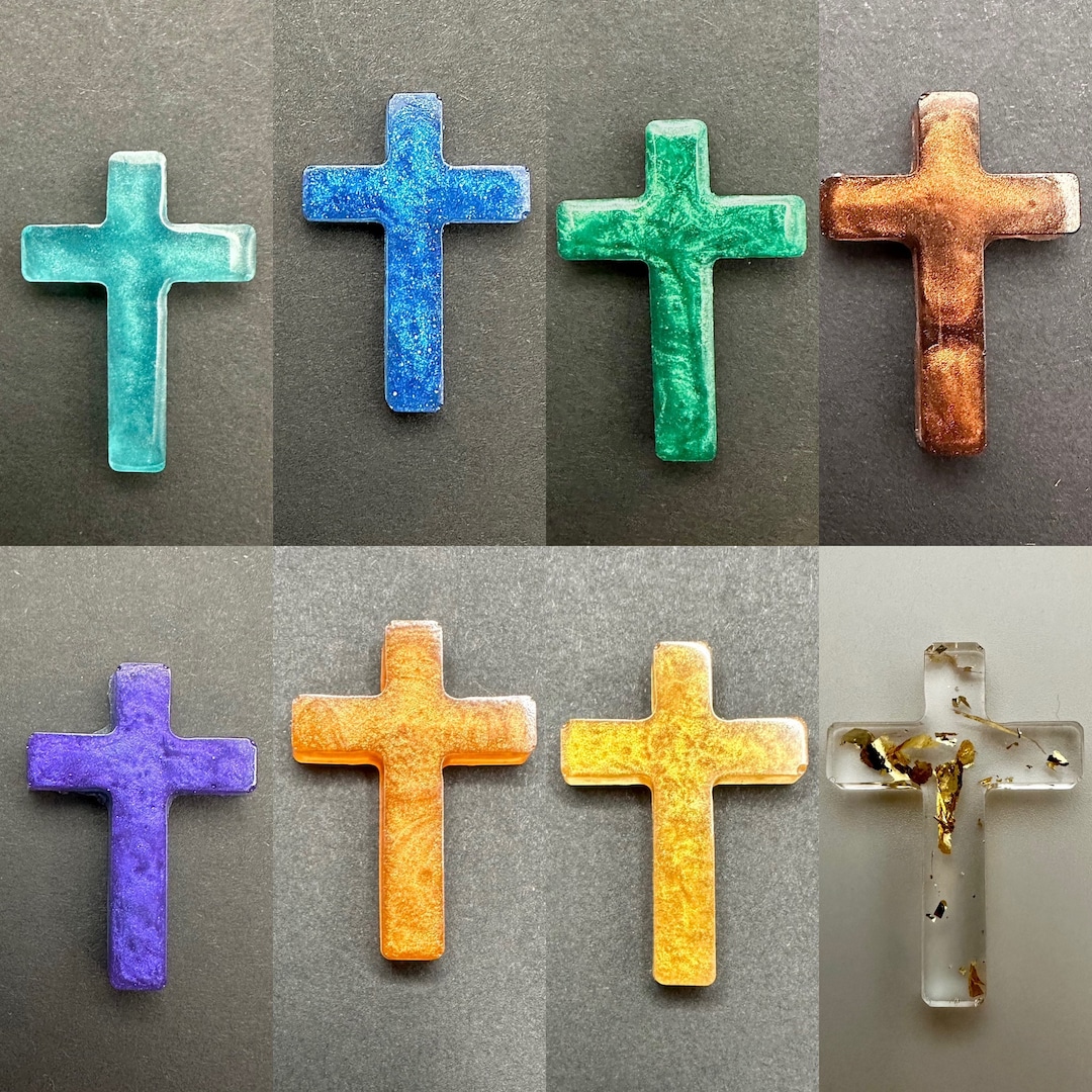 Resin Small Pocket Cross Religious Gift Baptism First - Etsy