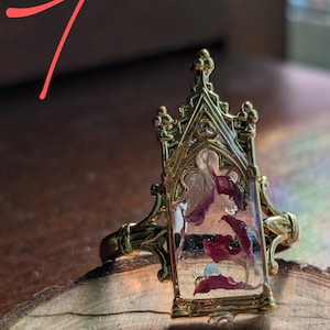 Cathedral Tiny Oddities Ring. Whimsigoth. Witch Rings. Wet Specimen ...