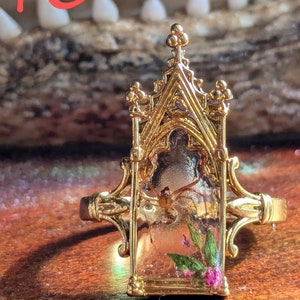 Cathedral Tiny Oddities Ring. Whimsigoth. Witch Rings. Wet Specimen ...