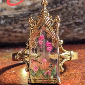Cathedral Tiny Oddities Ring. Whimsigoth. Witch Rings. Wet Specimen ...