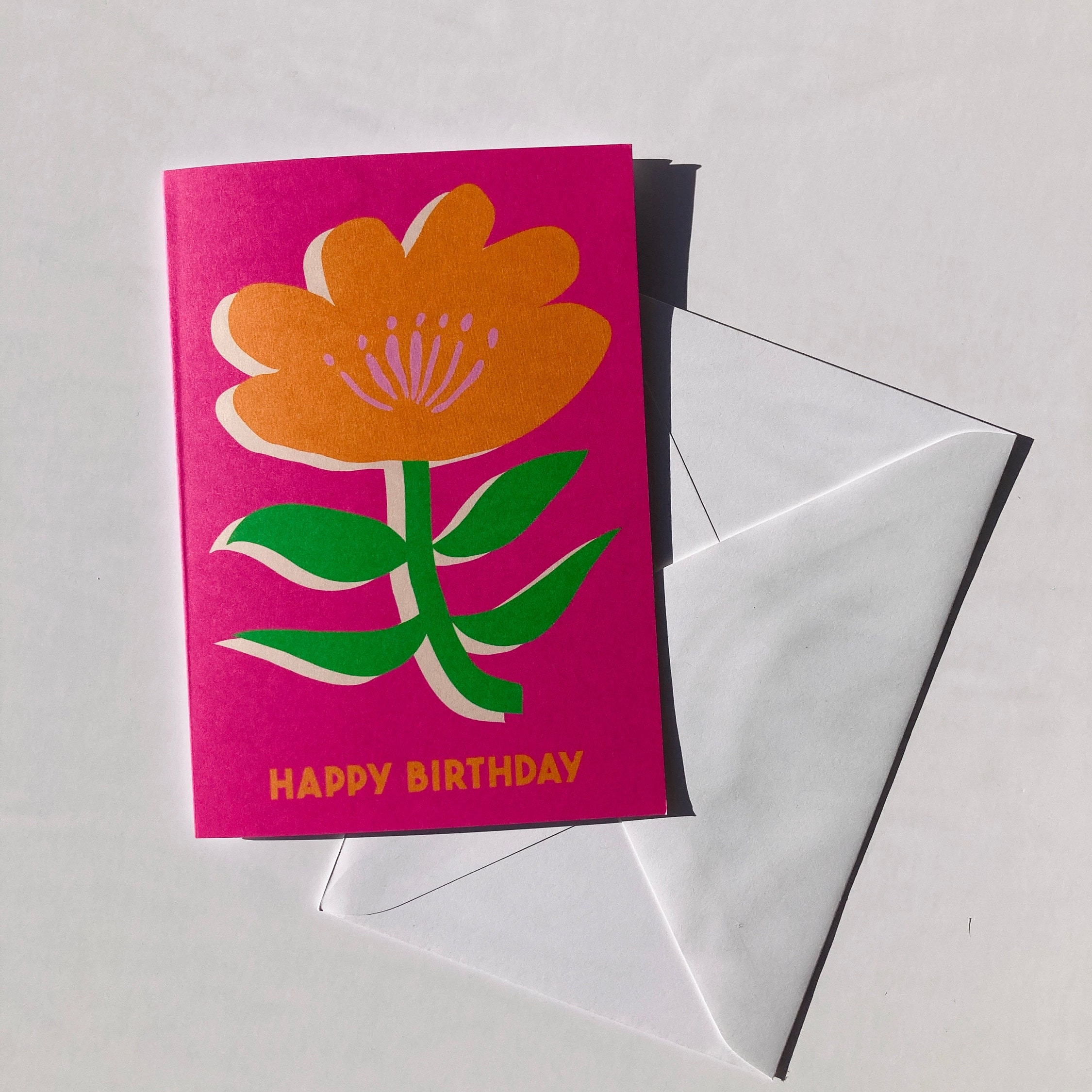 Bloom Birthday Card Set Set of 6 Cards Botanical Design - Etsy