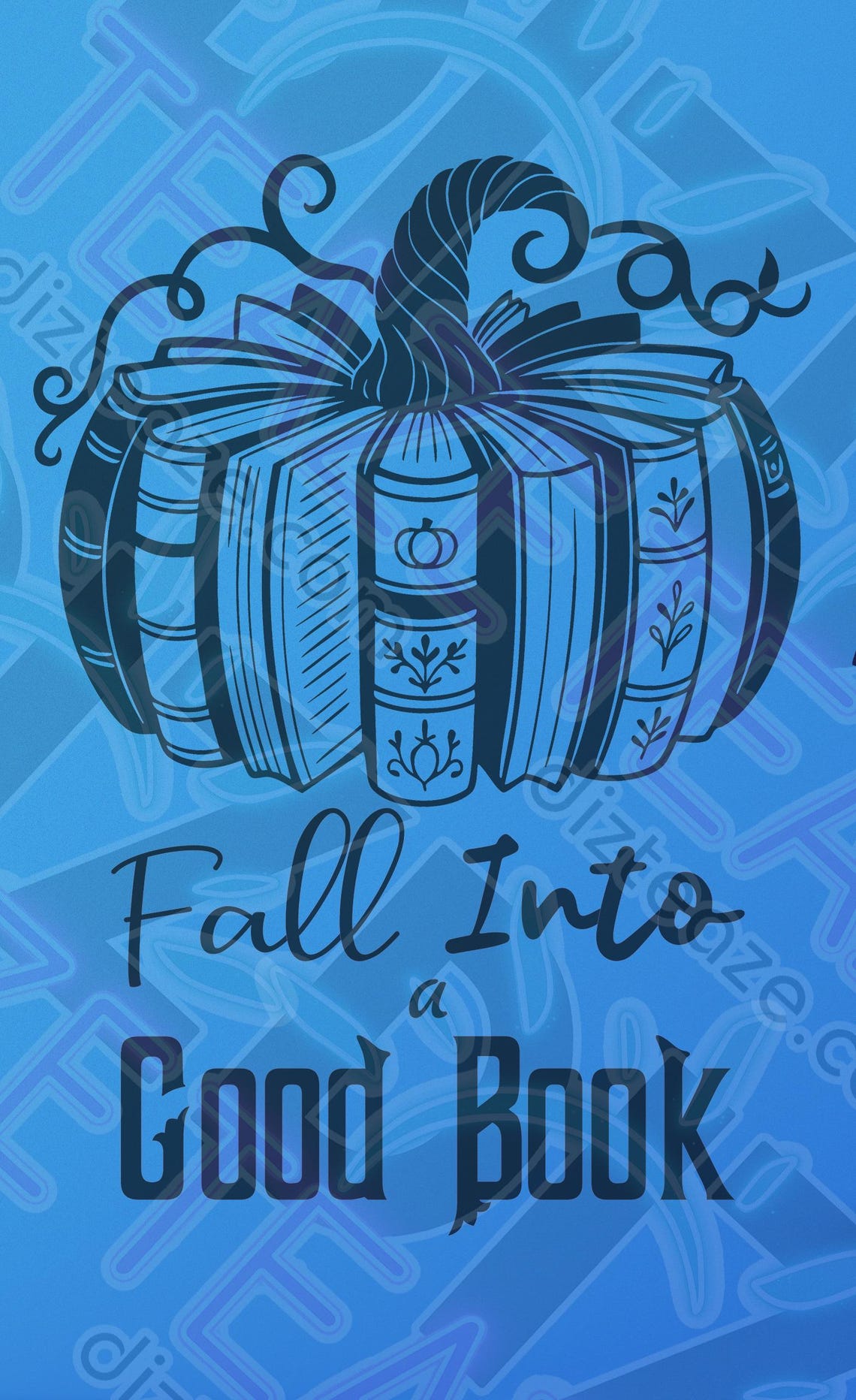 Fall Into a Good Book SVG | Pumpkin Book Lover Cut File | Autumn ...