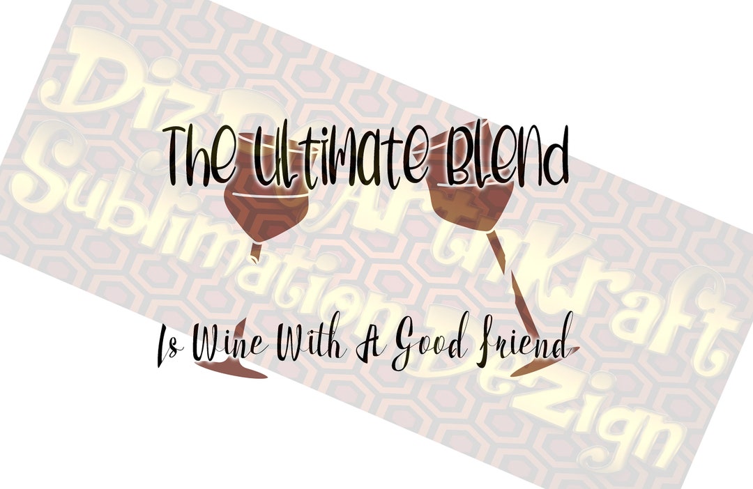 Wine Butler Sublimation Design - Etsy UK