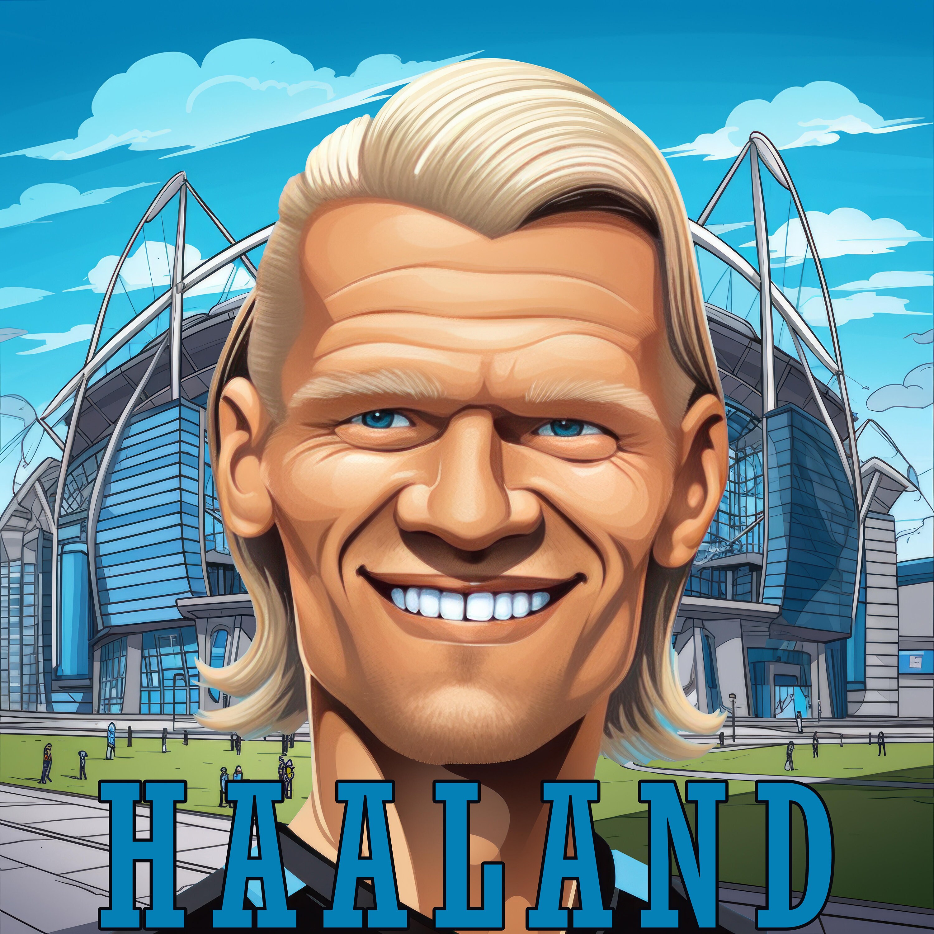 Manchester City Caricature, Cartoon, Various Players, Premier League ...