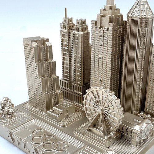 Boston 3D City Famous Building Model Statue Souvenir - Etsy