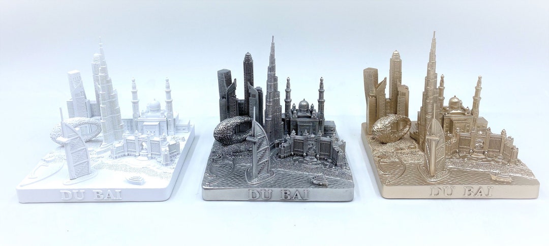 Dubai 3D City Famous Building Model Statue Souvenir Decoration for Home ...
