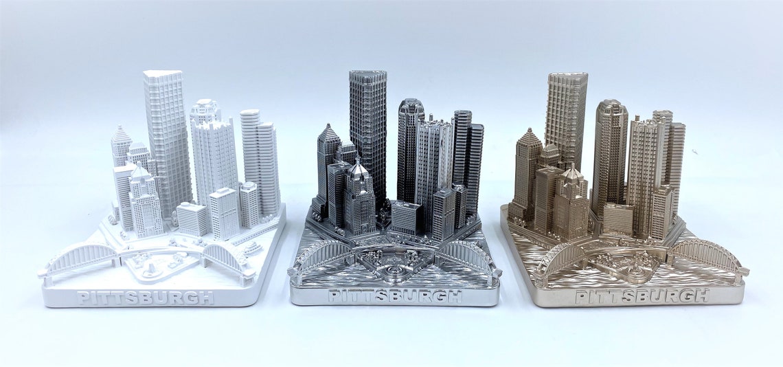 Pittsburgh 3D City Famous Building Model Statue Souvenir Decoration for ...