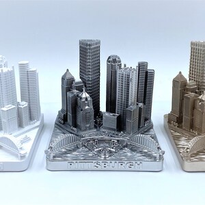 Pittsburgh 3D City Famous Building Model Statue Souvenir Decoration for ...