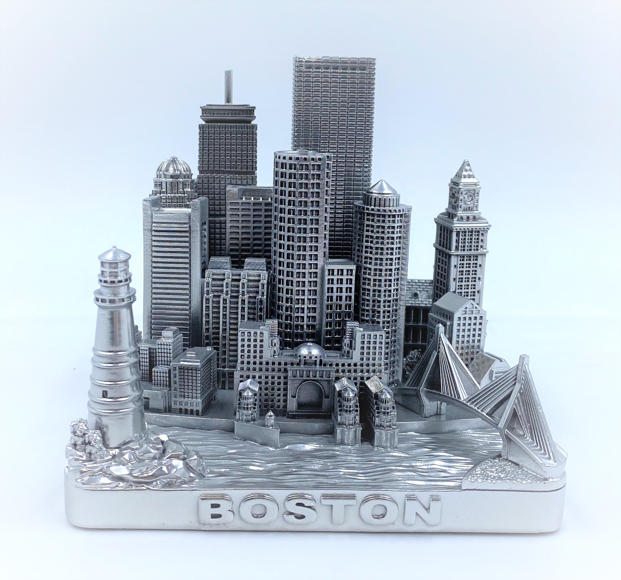 Boston 3D City Famous Building Model Statue Souvenir | Etsy