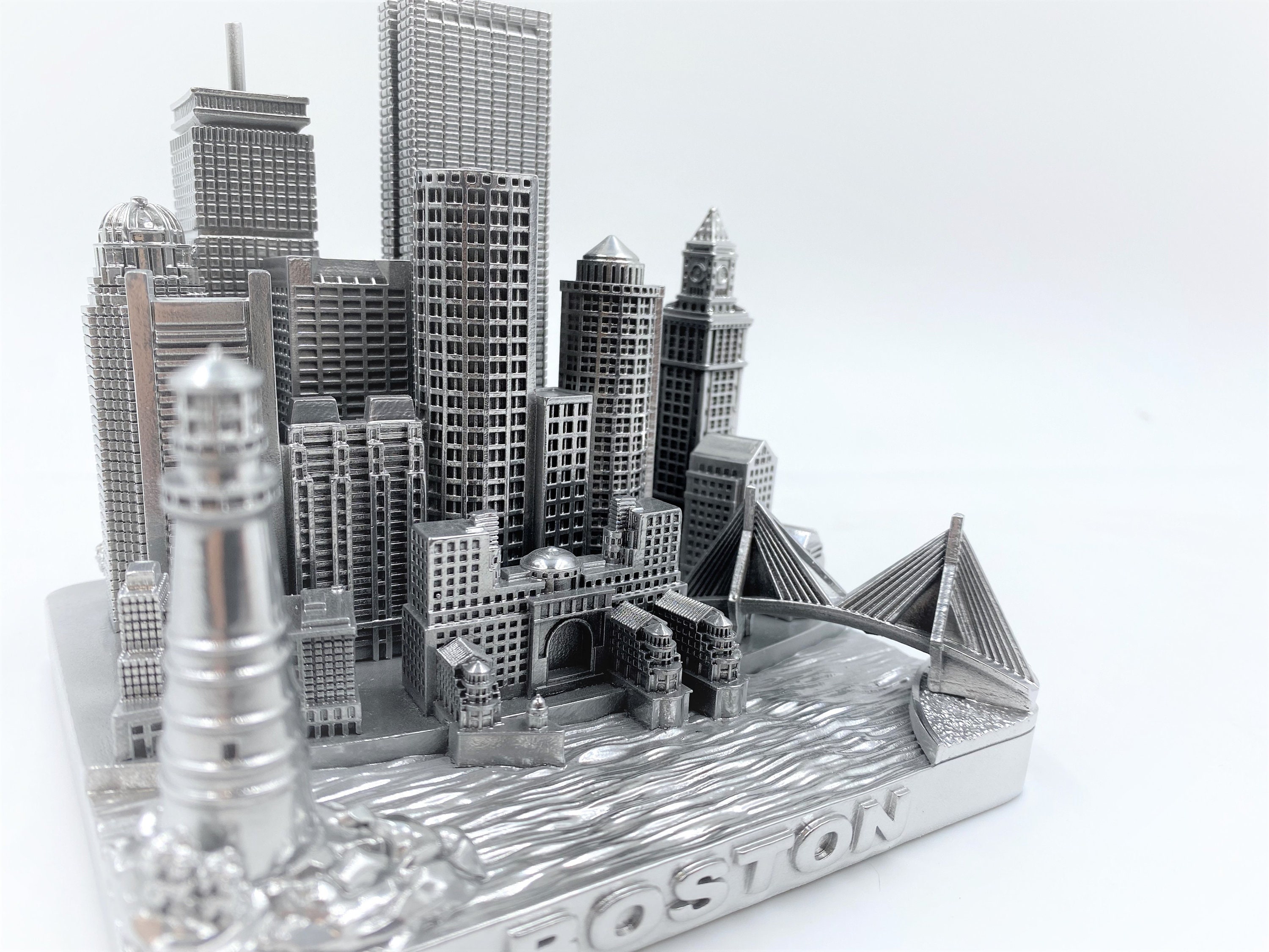 Boston 3D City Famous Building Model Statue Souvenir | Etsy