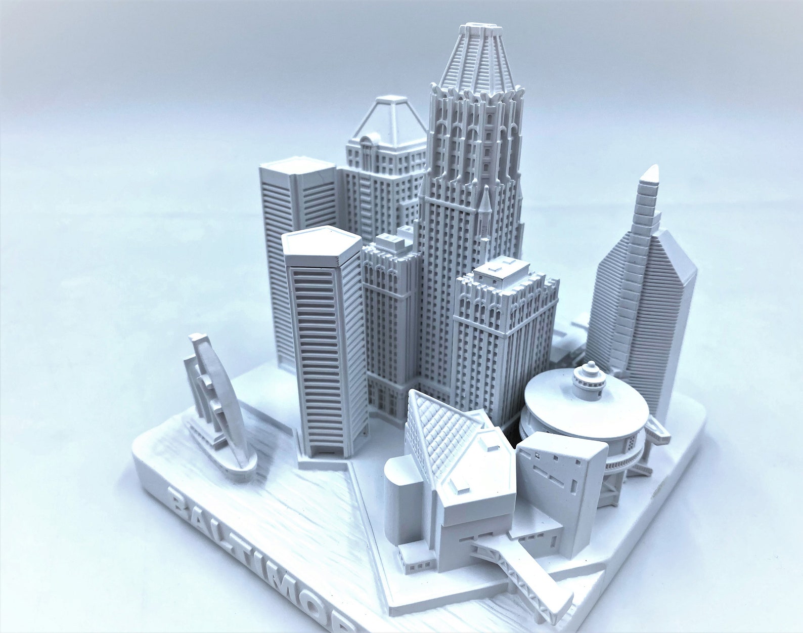 Baltimore 3D City Famous Building Model Statue Souvenir - Etsy