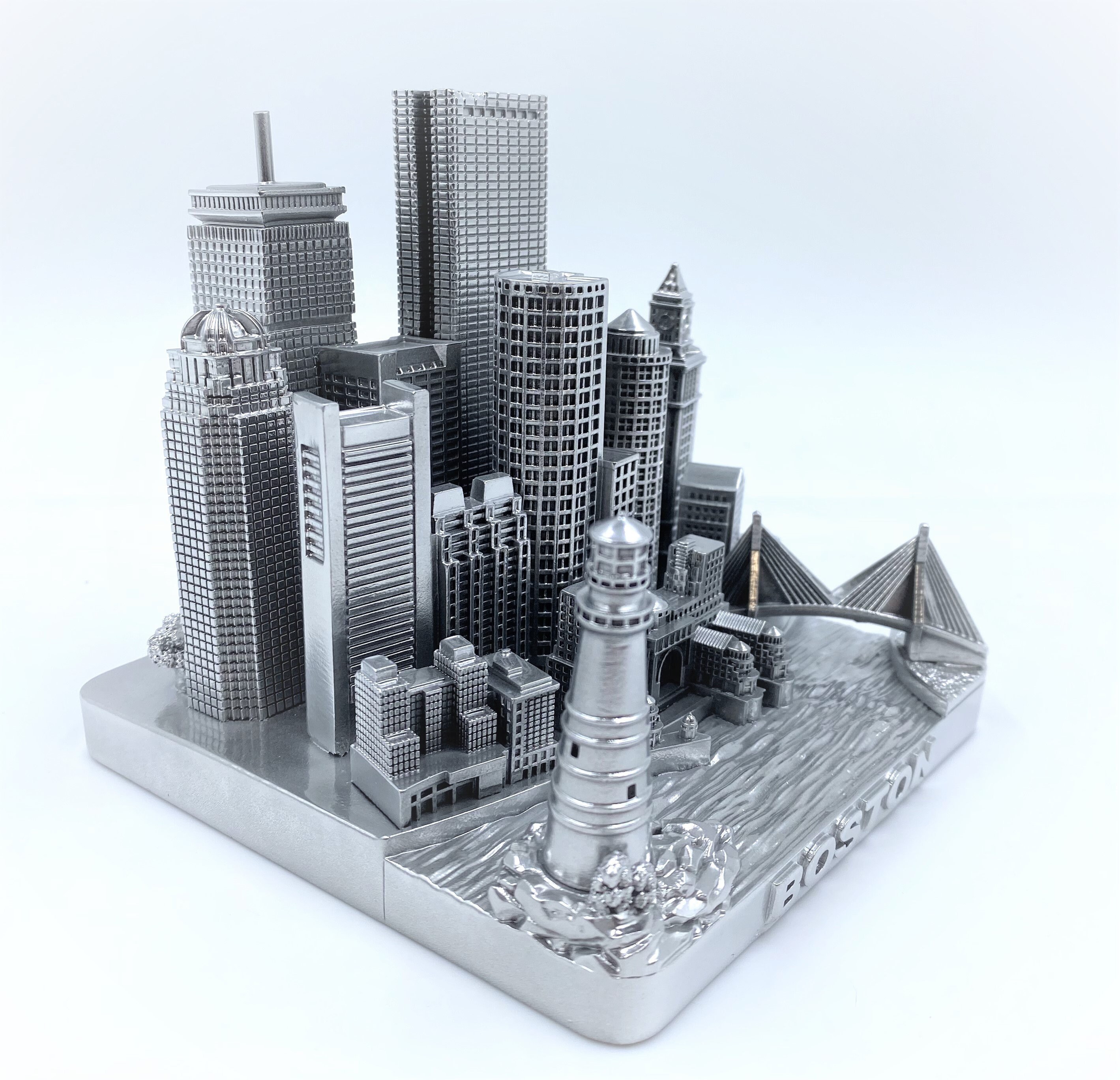 Boston 3D City Famous Building Model Statue Souvenir | Etsy