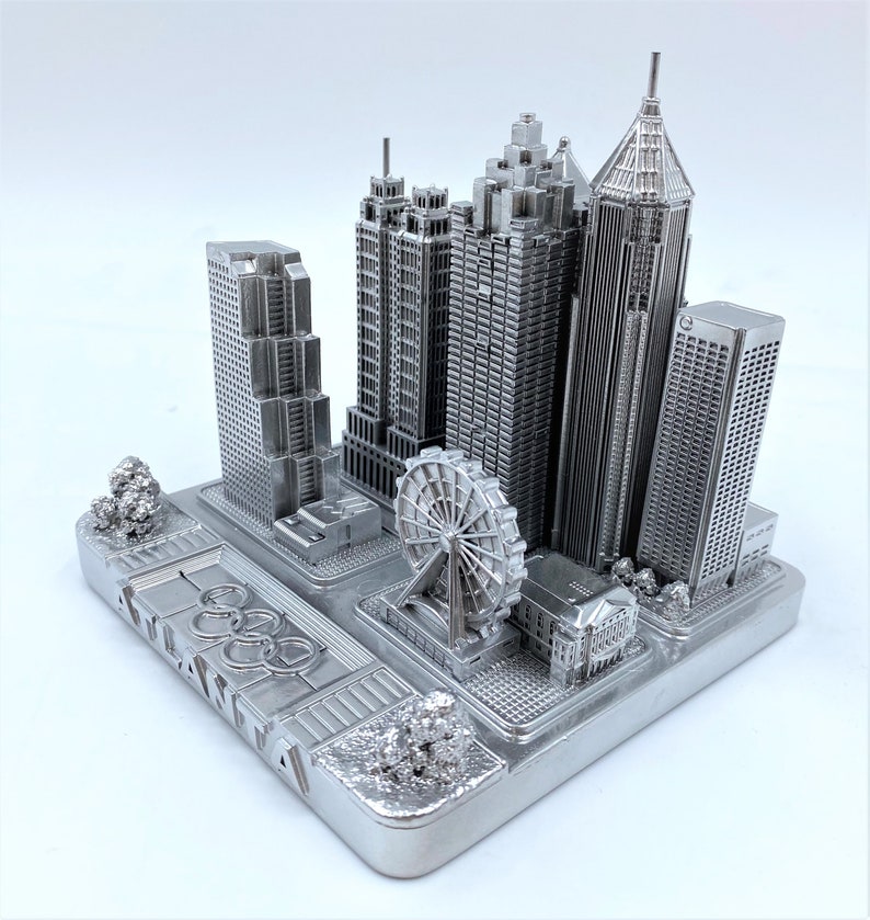 Atlanta 3D City Famous Building Model Statue Souvenir | Etsy