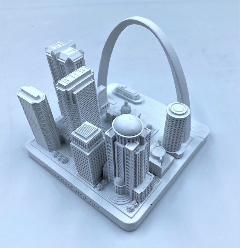 St Louis 3D City Famous Building Model Statue Souvenir Decoration for ...