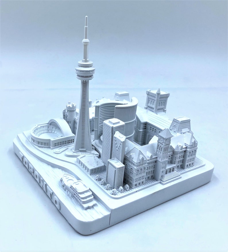 Toronto 3D City Famous Building Model Statue Souvenir Decoration for ...
