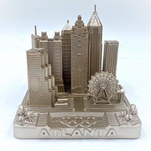Atlanta 3D City Famous Building Model Statue Souvenir Decoration for ...