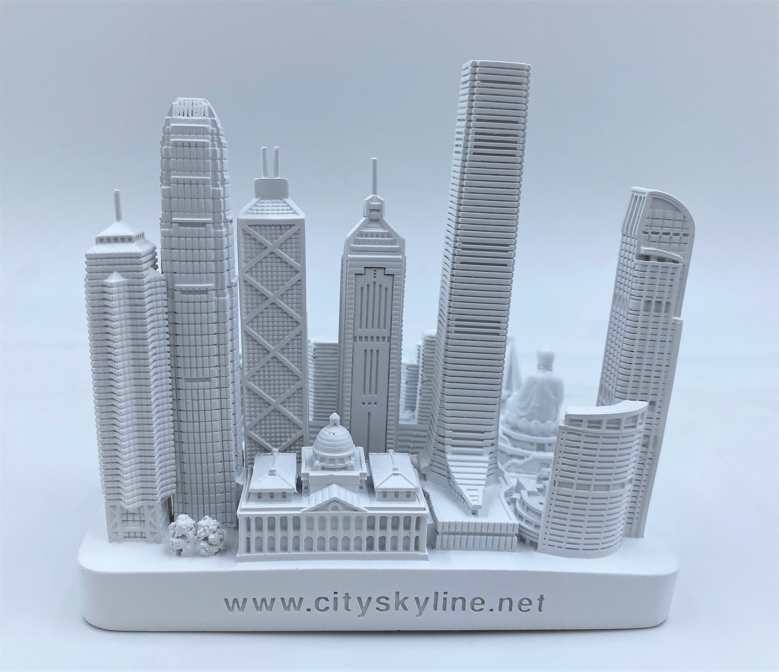 Hong Kong 3D City Famous Building Model Statue Souvenir - Etsy