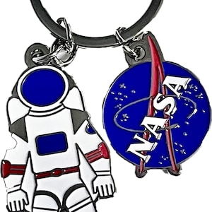 NASA Robot Astronaut Spaceman Key Chain Car Key Chain Key Holder for ...