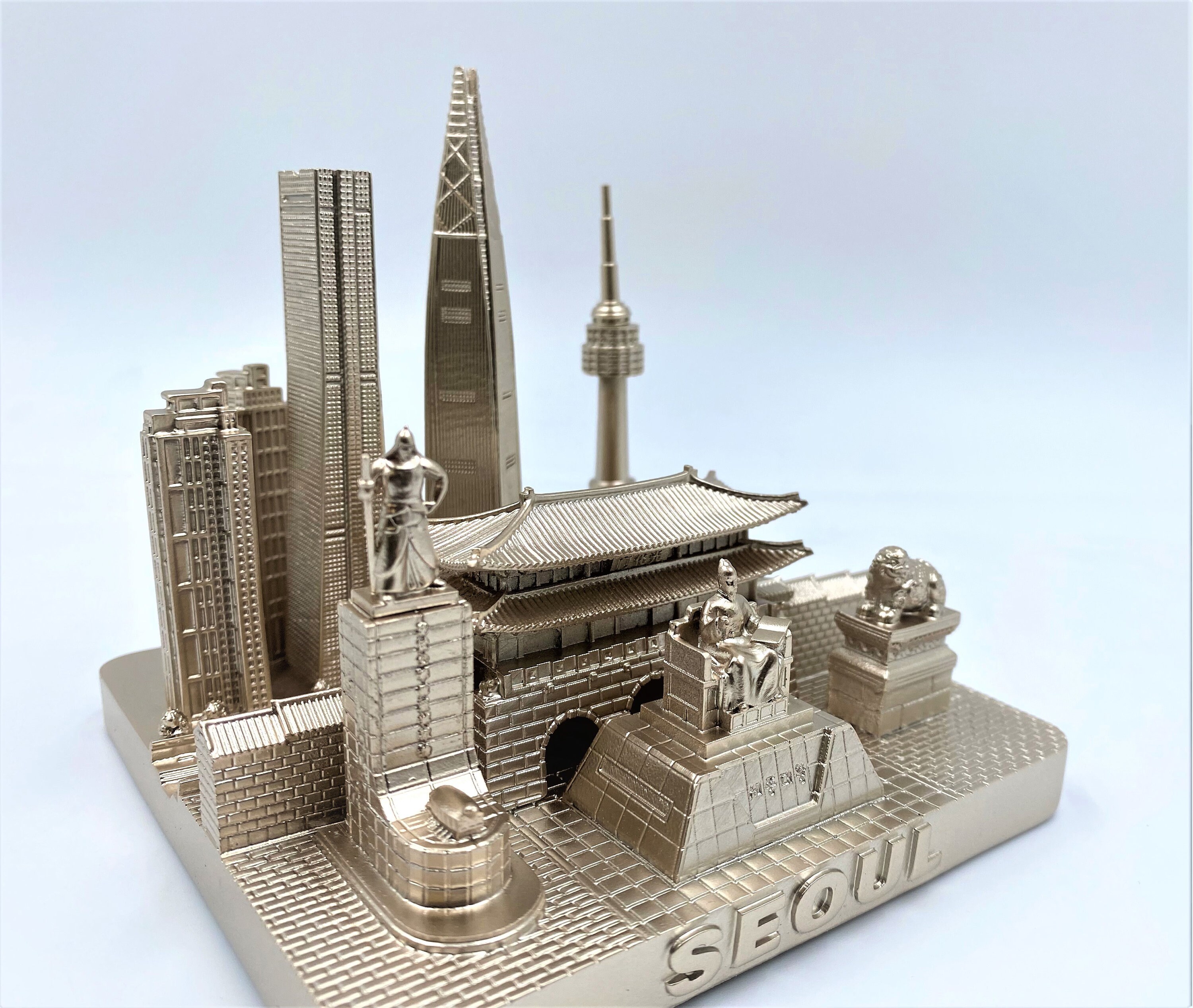 Seoul 3D City Famous Building Model Statue Souvenir Decoration | Etsy