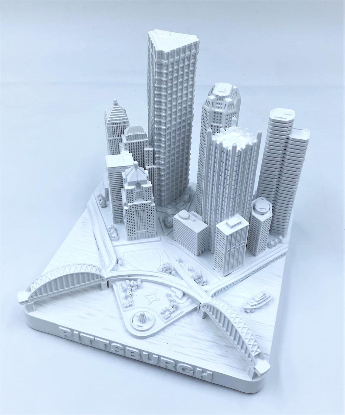 Pittsburgh 3D City Famous Building Model Statue Souvenir | Etsy