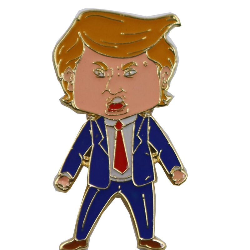 Trump Happy Lapel Pin - Etsy