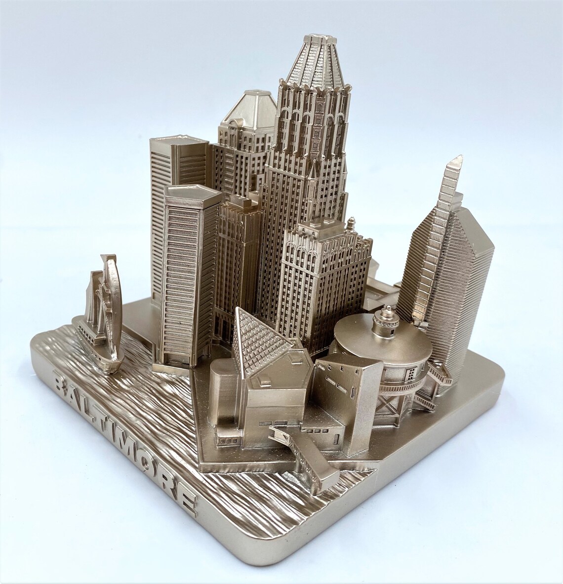Baltimore 3D City Famous Building Model Statue Souvenir - Etsy