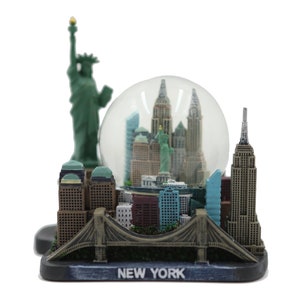ZIZO New York City Snow Globe New York Skyline Water Globe Landmarks ...