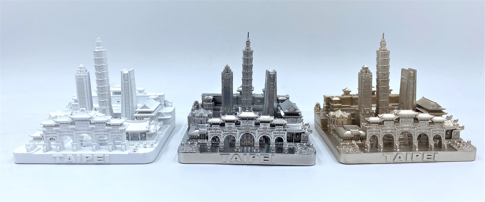 Taipei 3D City Famous Building Model Statue Souvenir | Etsy