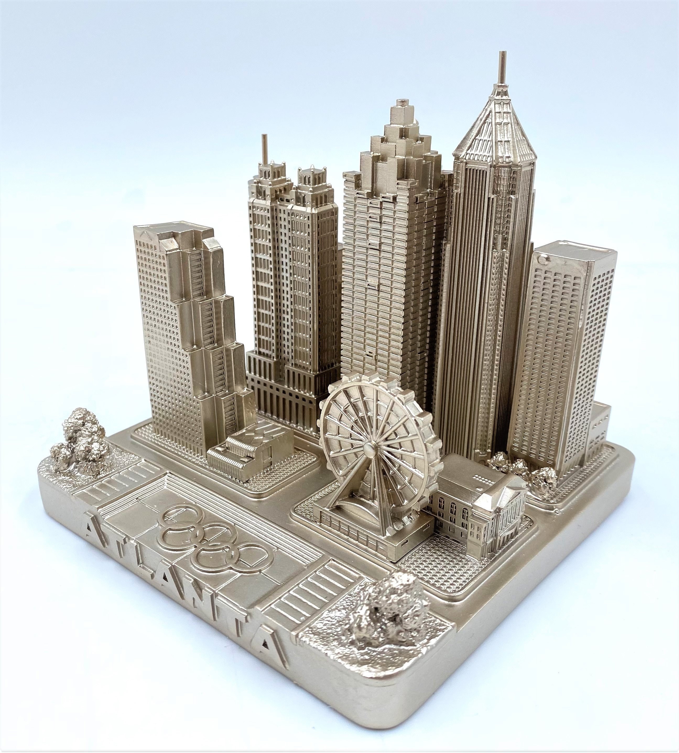 Atlanta 3D City Famous Building Model Statue Souvenir | Etsy