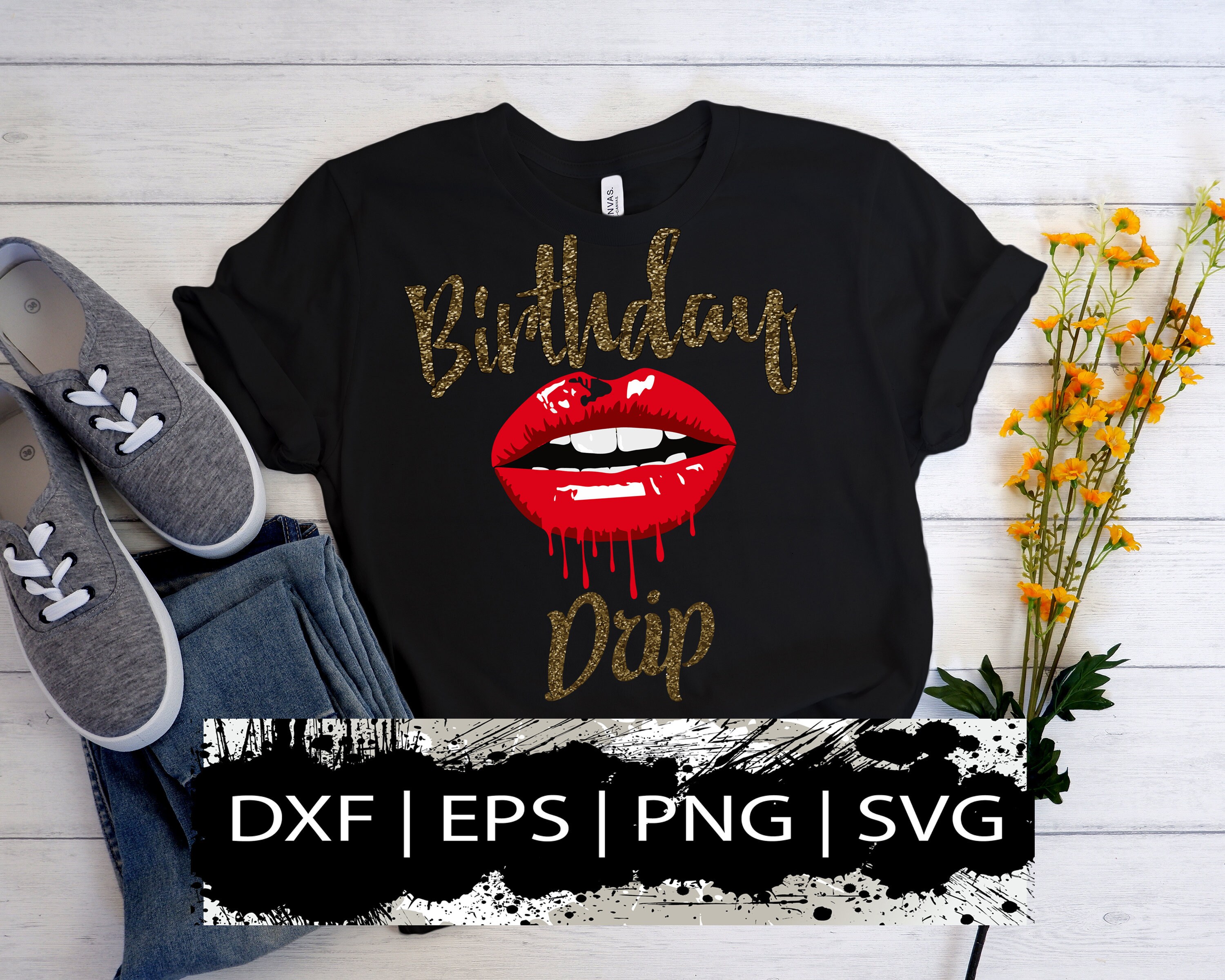 Birthday Drip SVG Drip Svg Birthday Squad Svg Birthday - Etsy