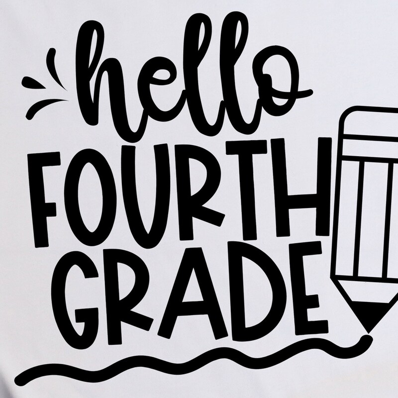 Fourth Grade Svg - Etsy