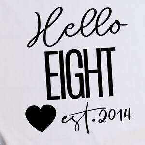 Hello Seven SVG, Est 2015 Svg, Seventh Birthday Svg, Seven Years Old ...